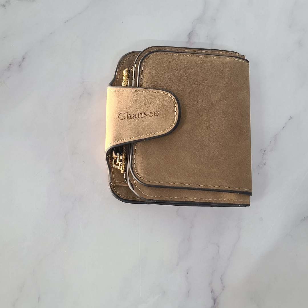 Chansee wallets Fashionable women's leather wallet, multi-card opening ...