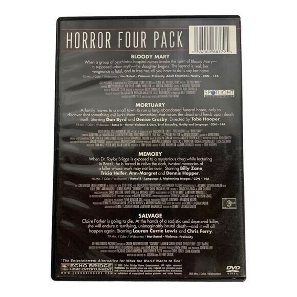 4-Film Horror Collectors Set DVD - DVDs & Blu-ray Discs