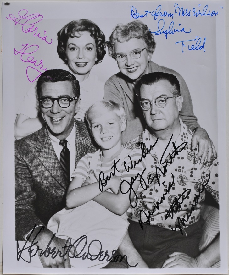 DENNIS THE MENACE Cast Signed Photo x4 - JAY NORTH, HERBERT ANDERSON ...