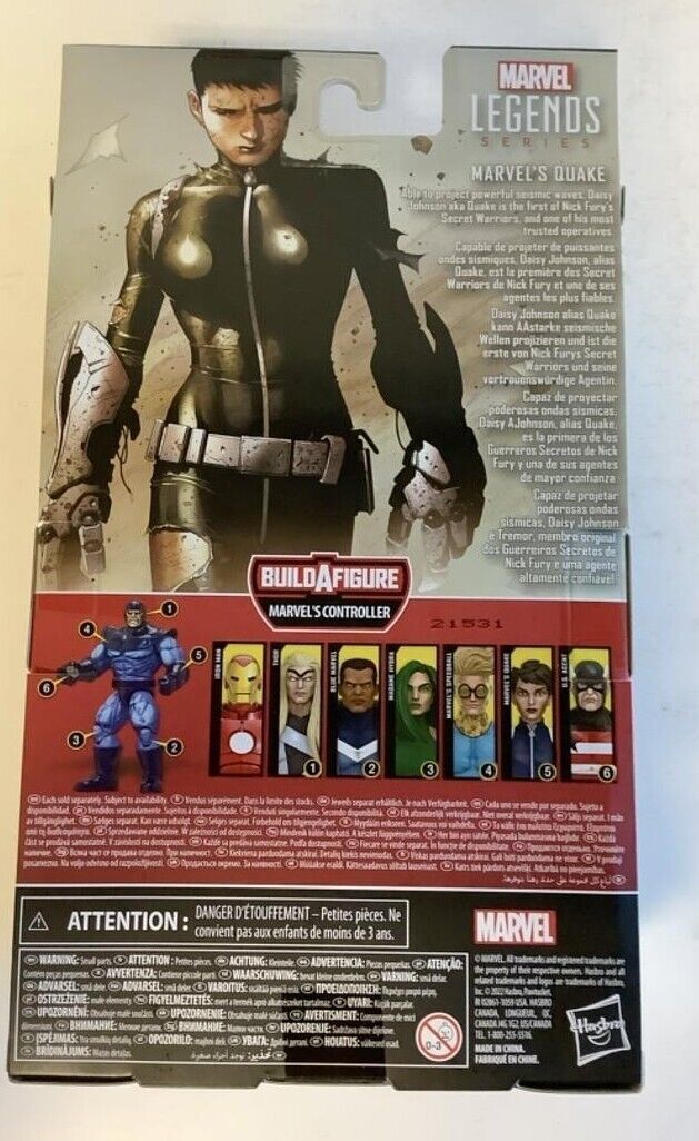 NEW Hasbro F4795 Avengers Comic Marvel Legends 6" QUAKE Action Figure ...