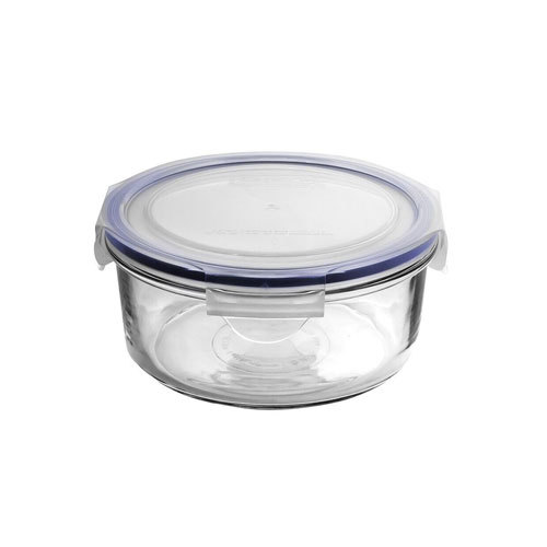 Glasslock Round Tempered Glass Food Container - 920ml - Food Storage ...