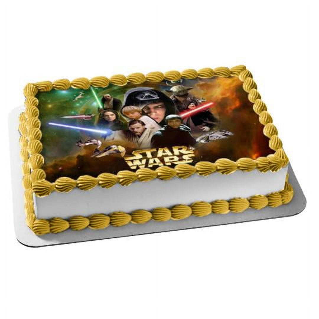 Star Wars Yoda Luke Skywalker Obi-Wan Kenobi Starships Lightsabers ...