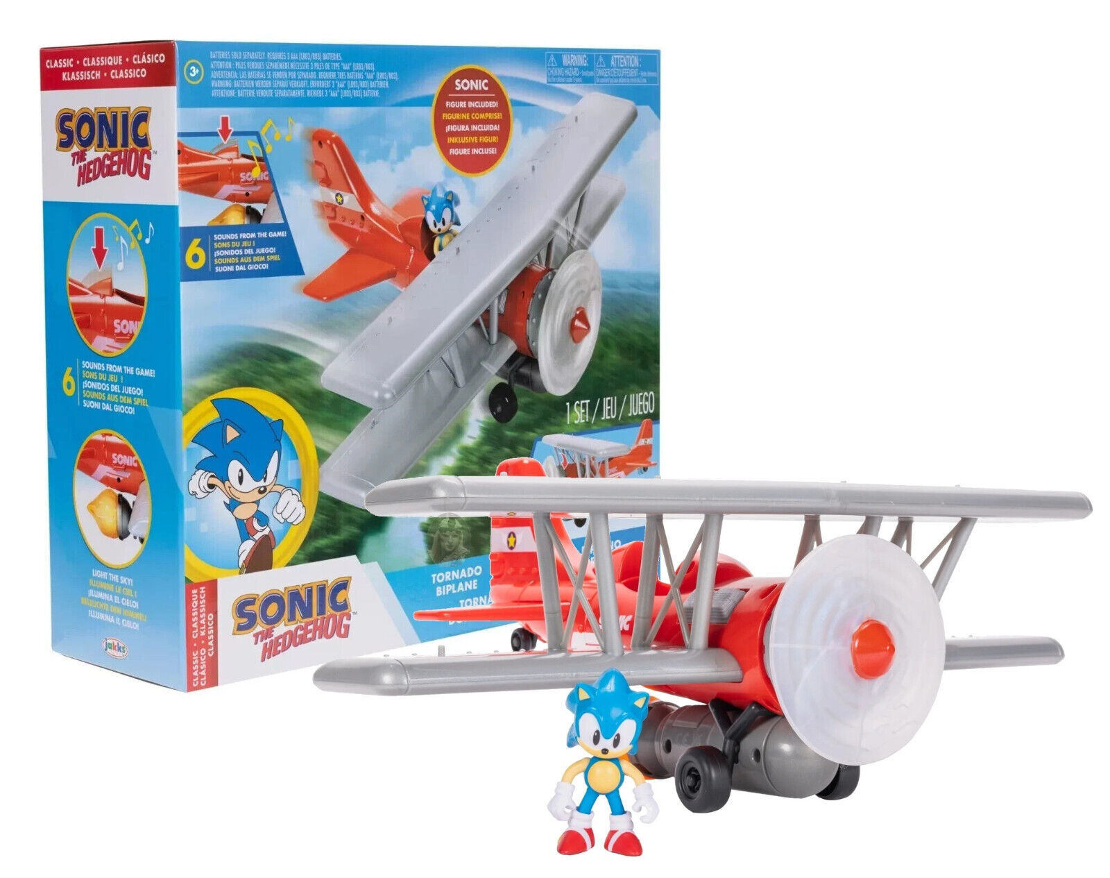 Sonic the Hedgehog Tornado Biplane Playset and 50 similar items