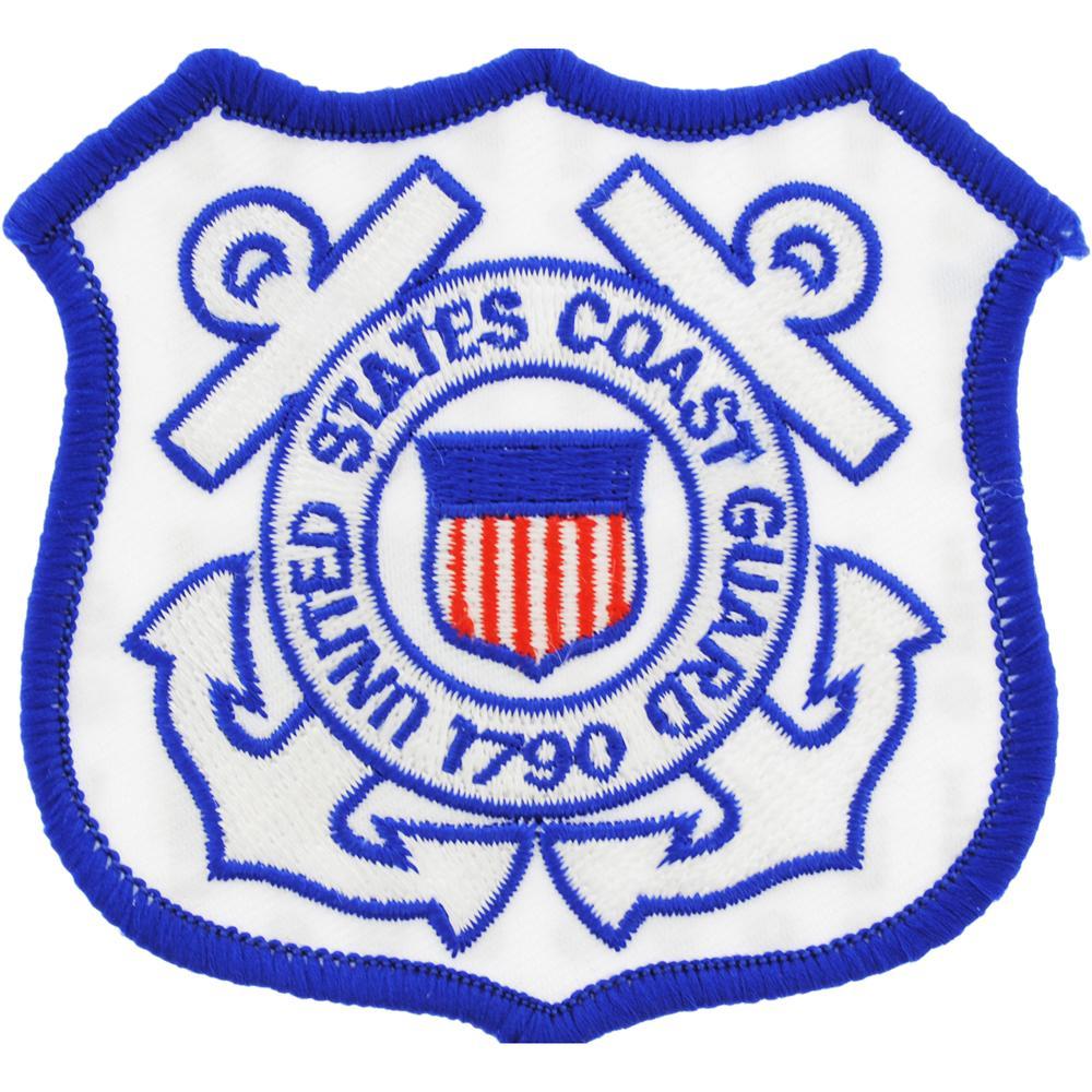 EagleEmblems PM0627 Patch-USCG Logo (03) (Shield) (3'') - Patches
