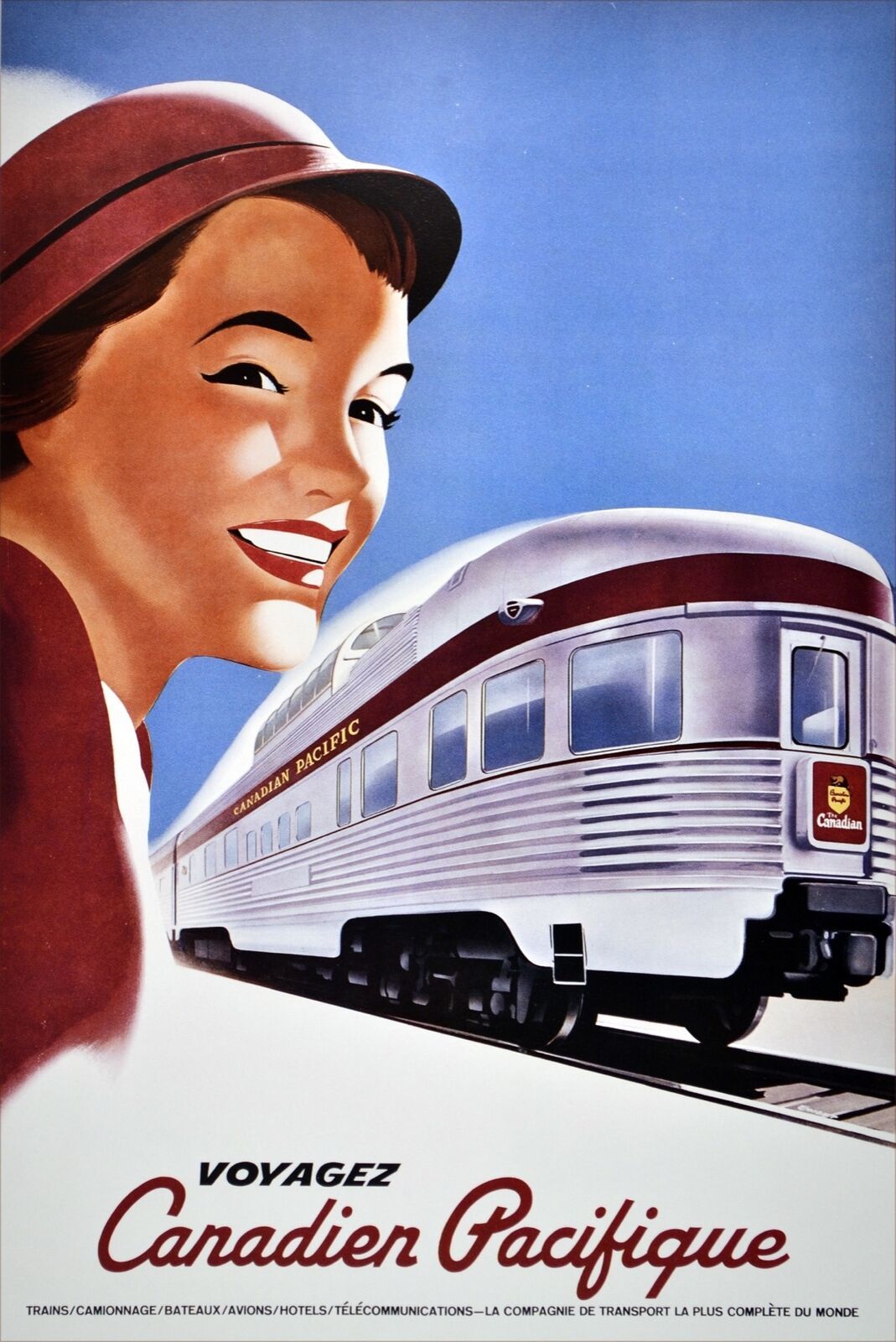 2878.Voyager Train Canada Railroad Travel POSTER.Home Room Wall art ...