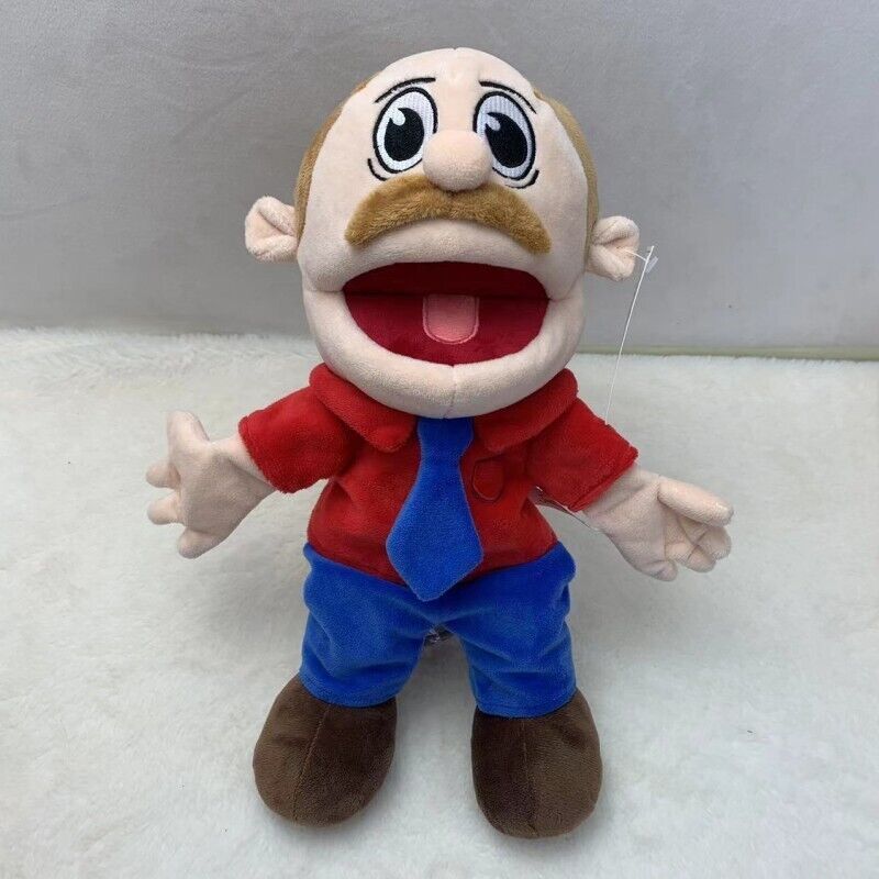 NEW Marvin Foster Father Jeffy Hand Puppets Plush Toy SuperMarioLogan ...