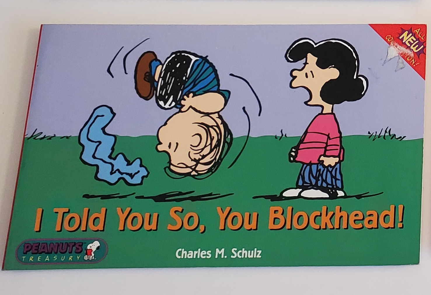 Peanuts Snoopy "I Told You So, You Blockhead" book -- OOP - Books