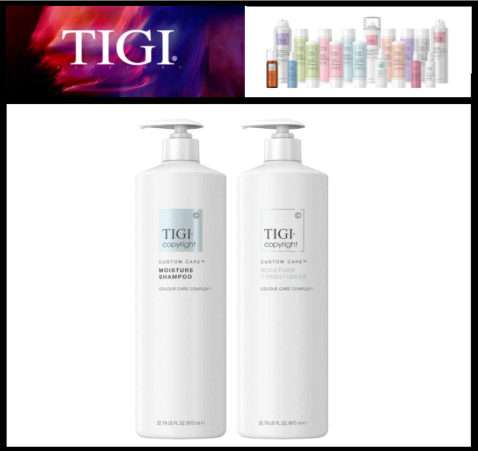 TIGI Copyright Moisture Shampoo, Conditioner Liter Duo - Shampoo ...