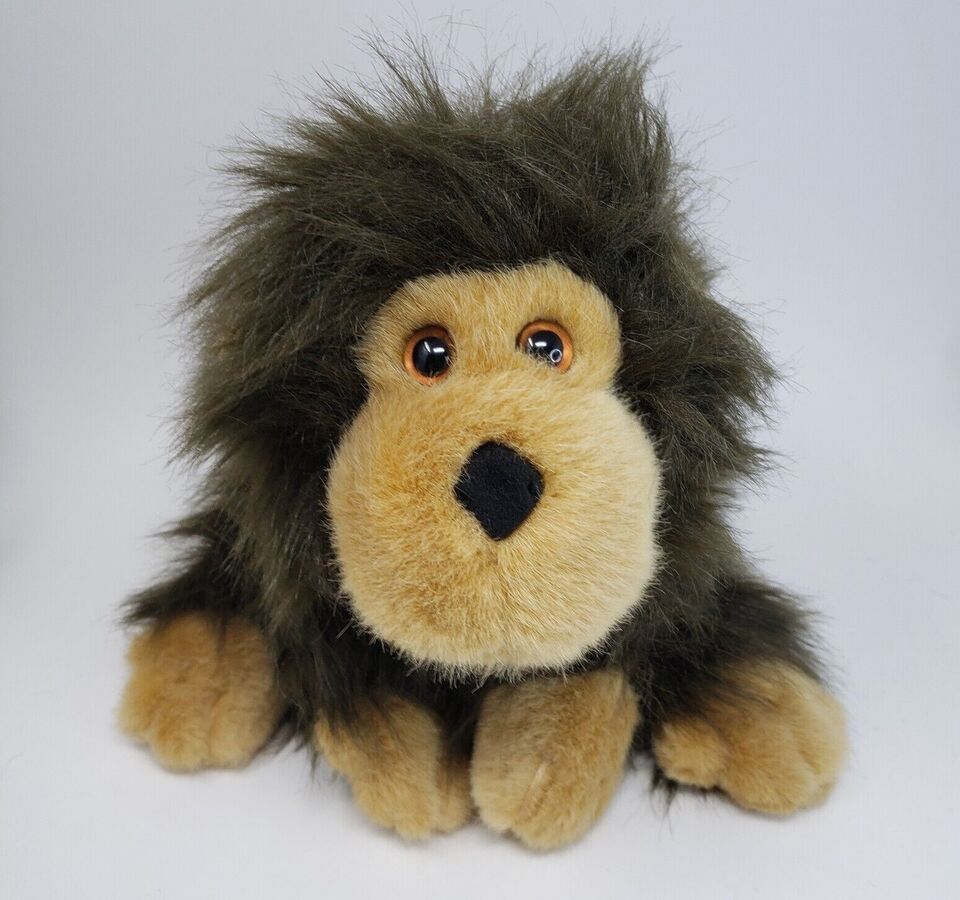 13" VINTAGE 1990 DAKIN FUZZY FLOPPY BROWN MONKEY STUFFED ANIMAL PLUSH ...