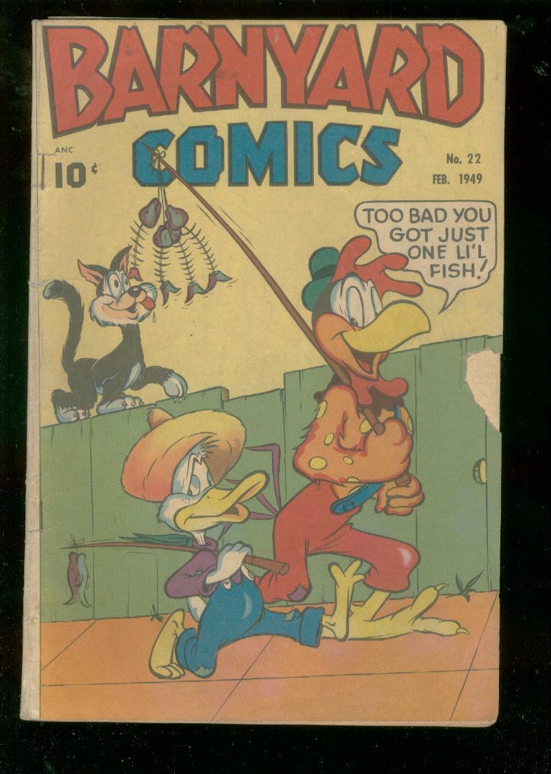 BARNYARD COMICS #22 1949-FUNNY ANIMAL-FRANK FRAZETTA G - Comic Books ...
