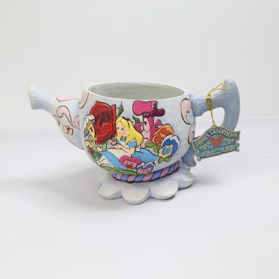 Walt Disney Showcase Collection Alice In Wonderland Planter Jim Shore ...