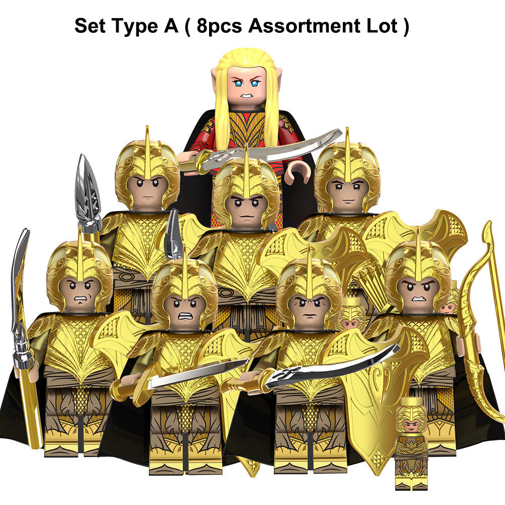 32pcs/set LOTR High Elves Elven warriors Collectible Minifigure Toys ...