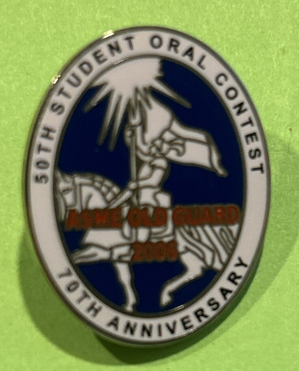 2006 50th Oral Contest ASME Old Guard 70th Anniversary Pin Mechanical ...
