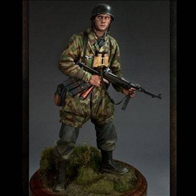 1/9 200mm Resin Model Kit German Soldier Infantryman WW2 Unpainted ...