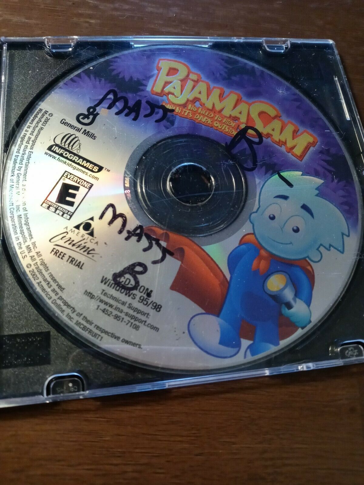 Pajama Sam in "No Need to Hide When It's Dark Outside” CD-ROM MAC ...