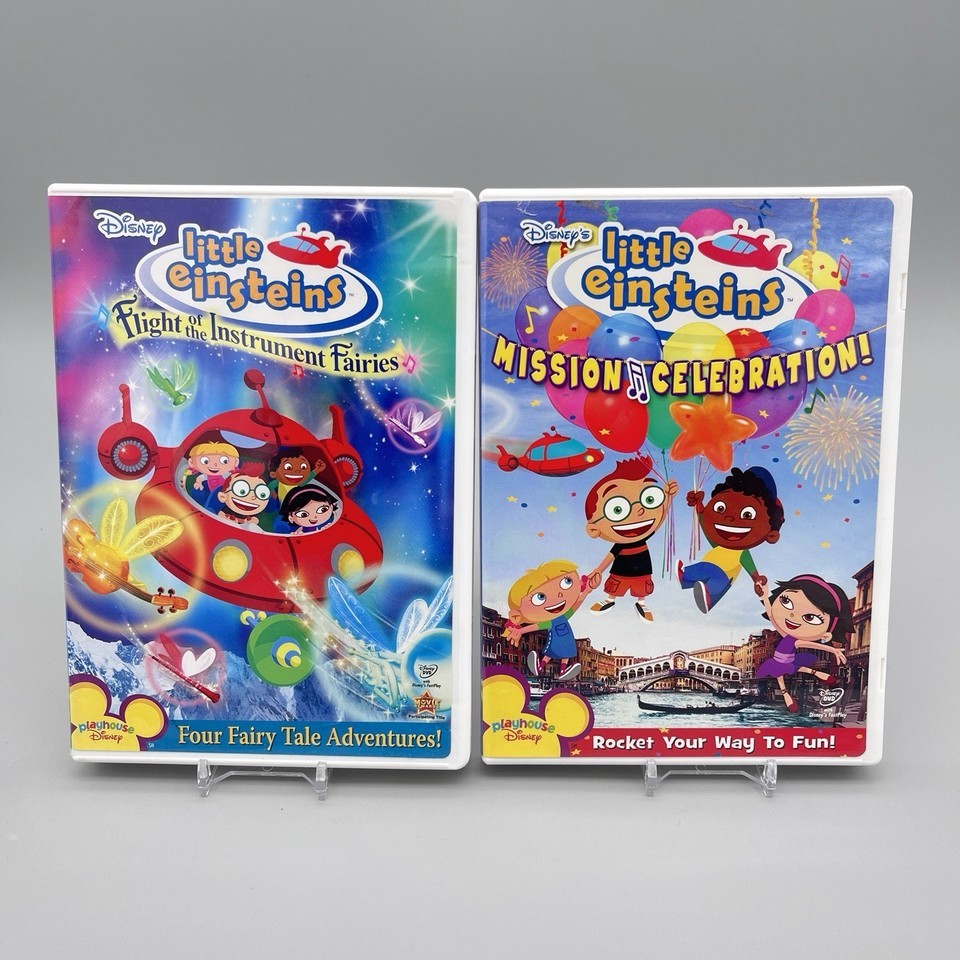 Lot of 2 Little Einsteins DVD Flight Instrument Fairies & Mission ...