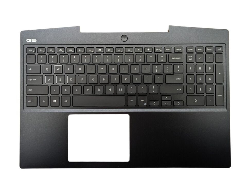 NEW OEM Dell G5 5500 Palmrest RGB Backlit Keyboard Assembly For 4 cell ...