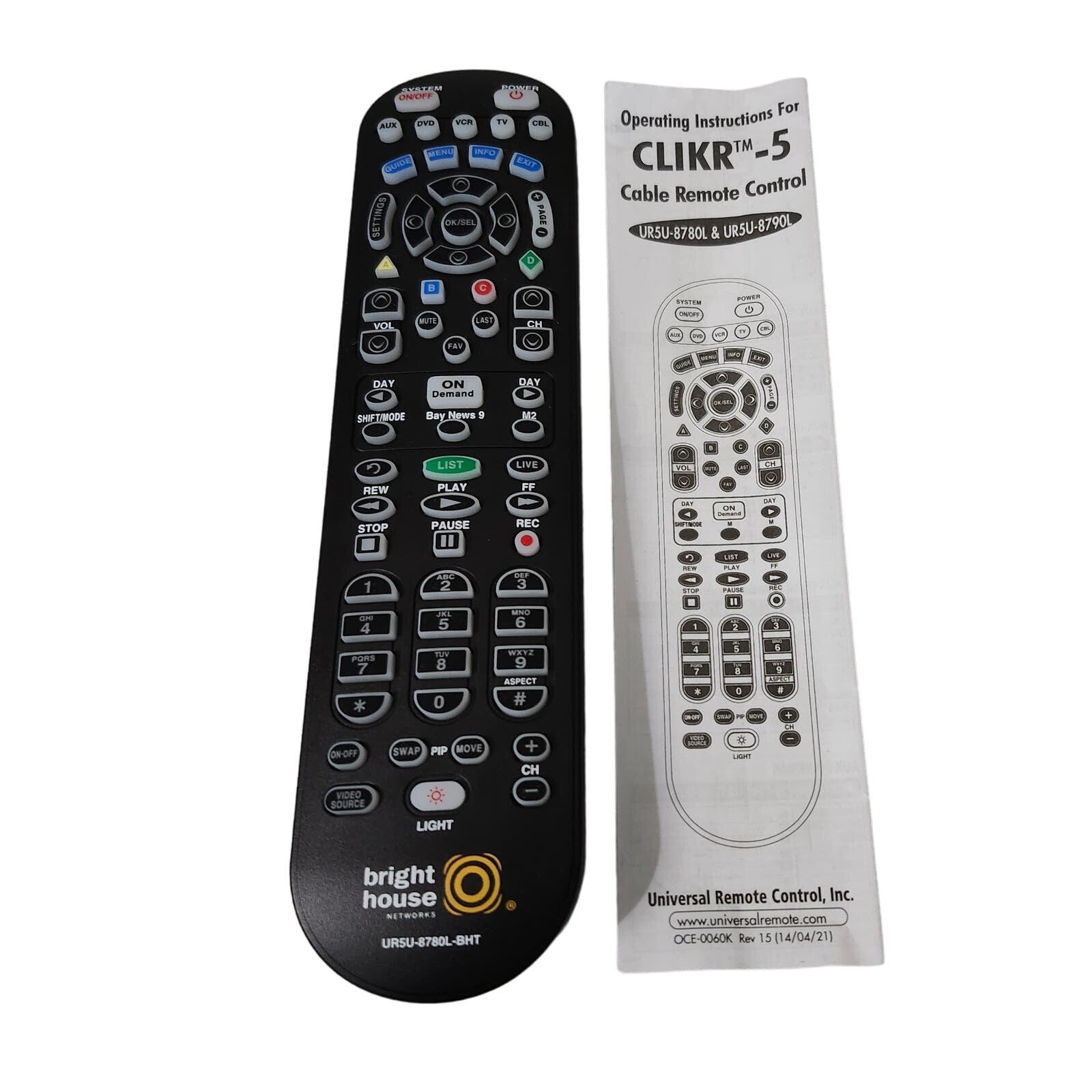 New CLIKR-5 Clicker 5 Cable Remote Control Universal Remote Multi ...
