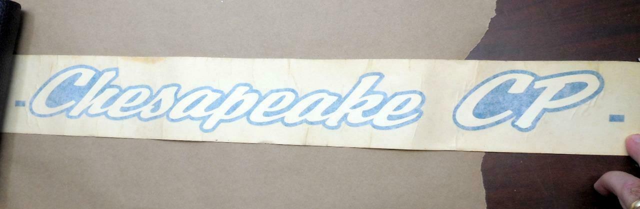 Coleman/Fleetwood Popup Tent Trailer RV CHESAPEAKE CP 2900 Decal Emblem ...