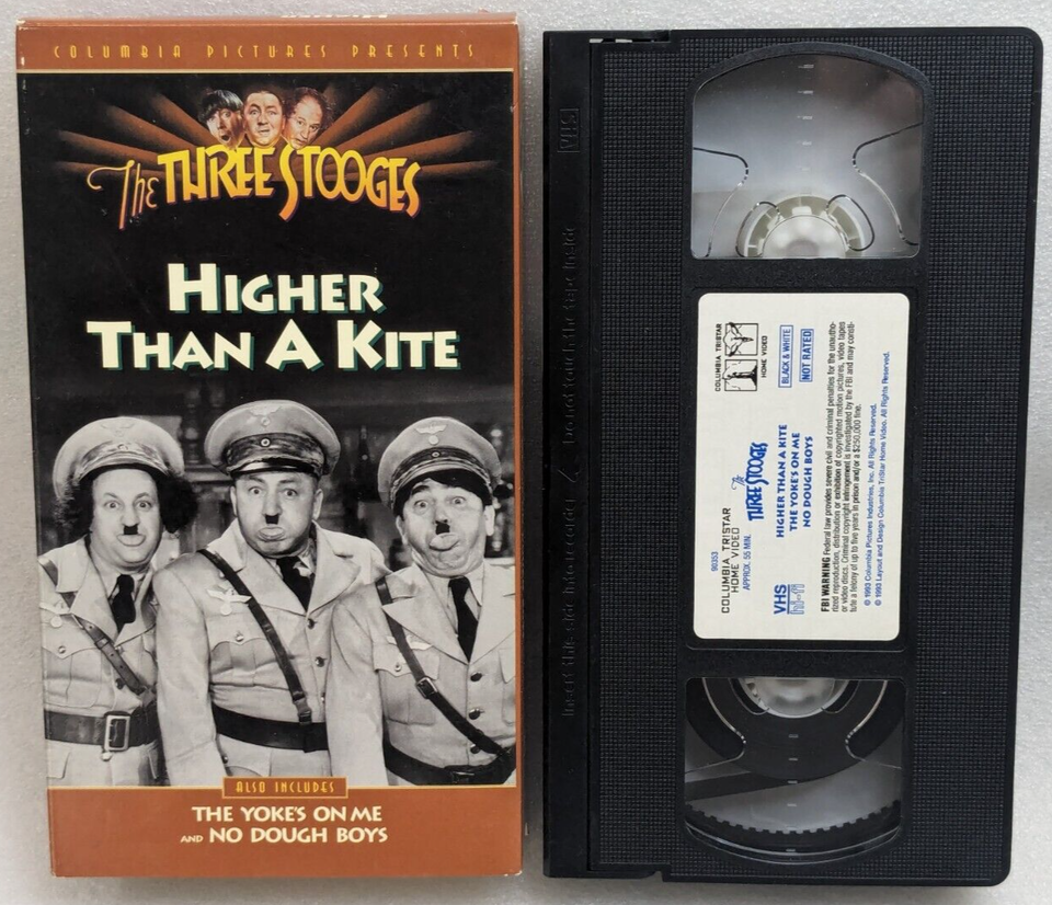 The Three Stooges Higher than a Kite (VHS, 1994, Slipsleeve) - VHS Tapes