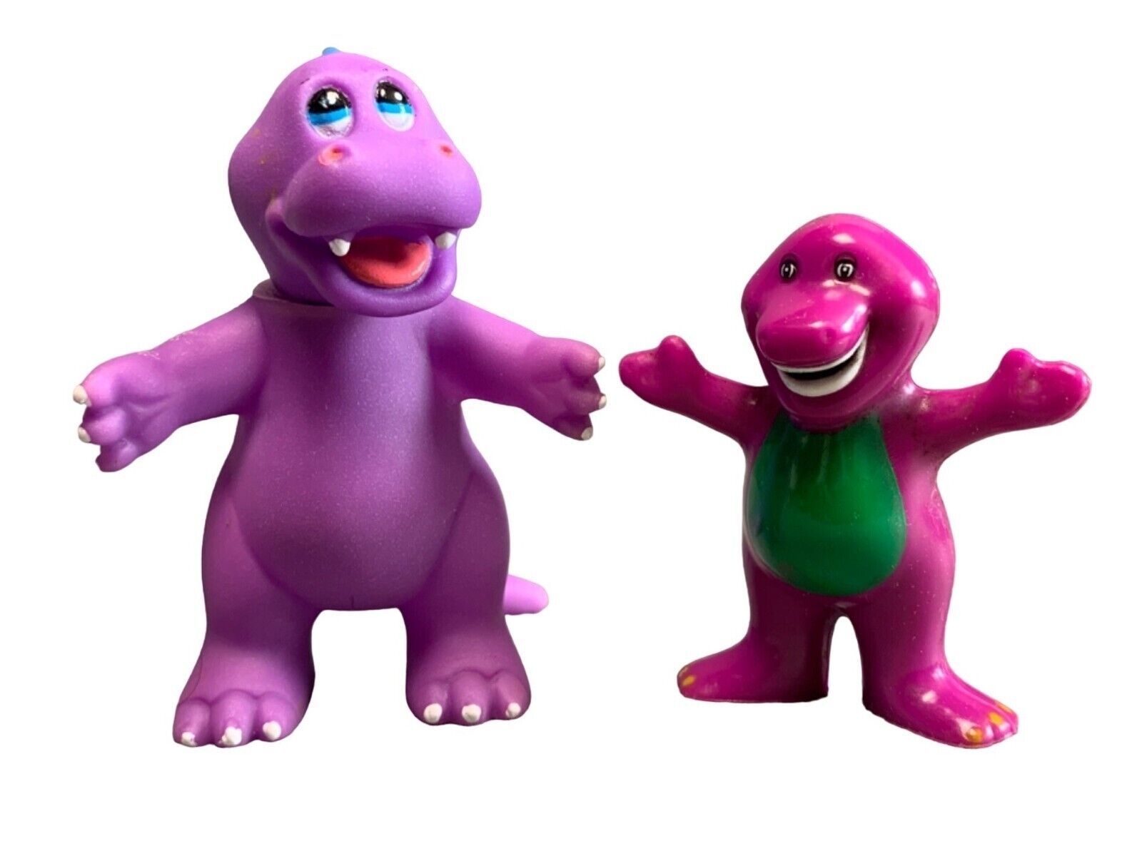 1992 Barney Dinosaur Figures Set - Action Figures