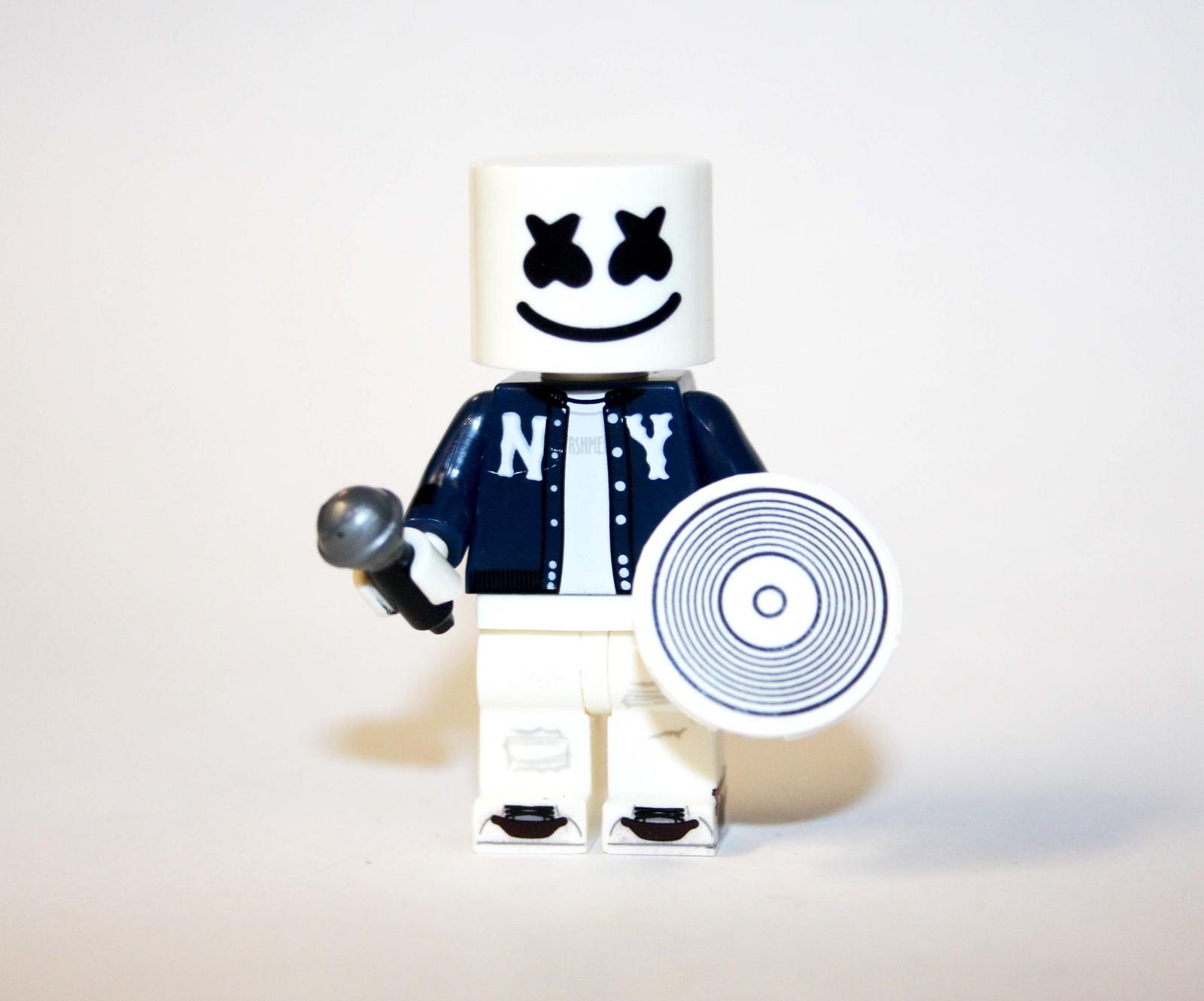Building Block Marshmello Mic Dj New York Jacket Toys Minifigure - LEGO ...