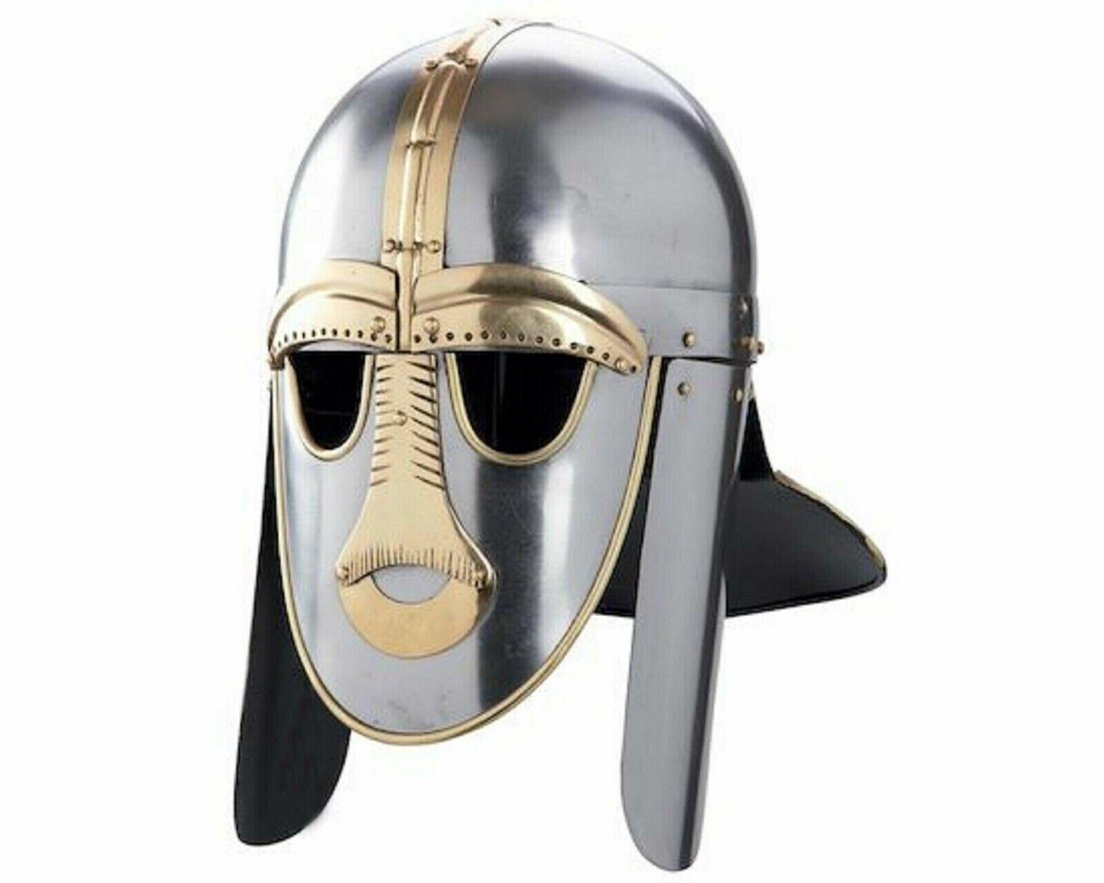 Sutton hoo helmet Medieval Anglo saxon helm Knight Armour - Armor & Shields