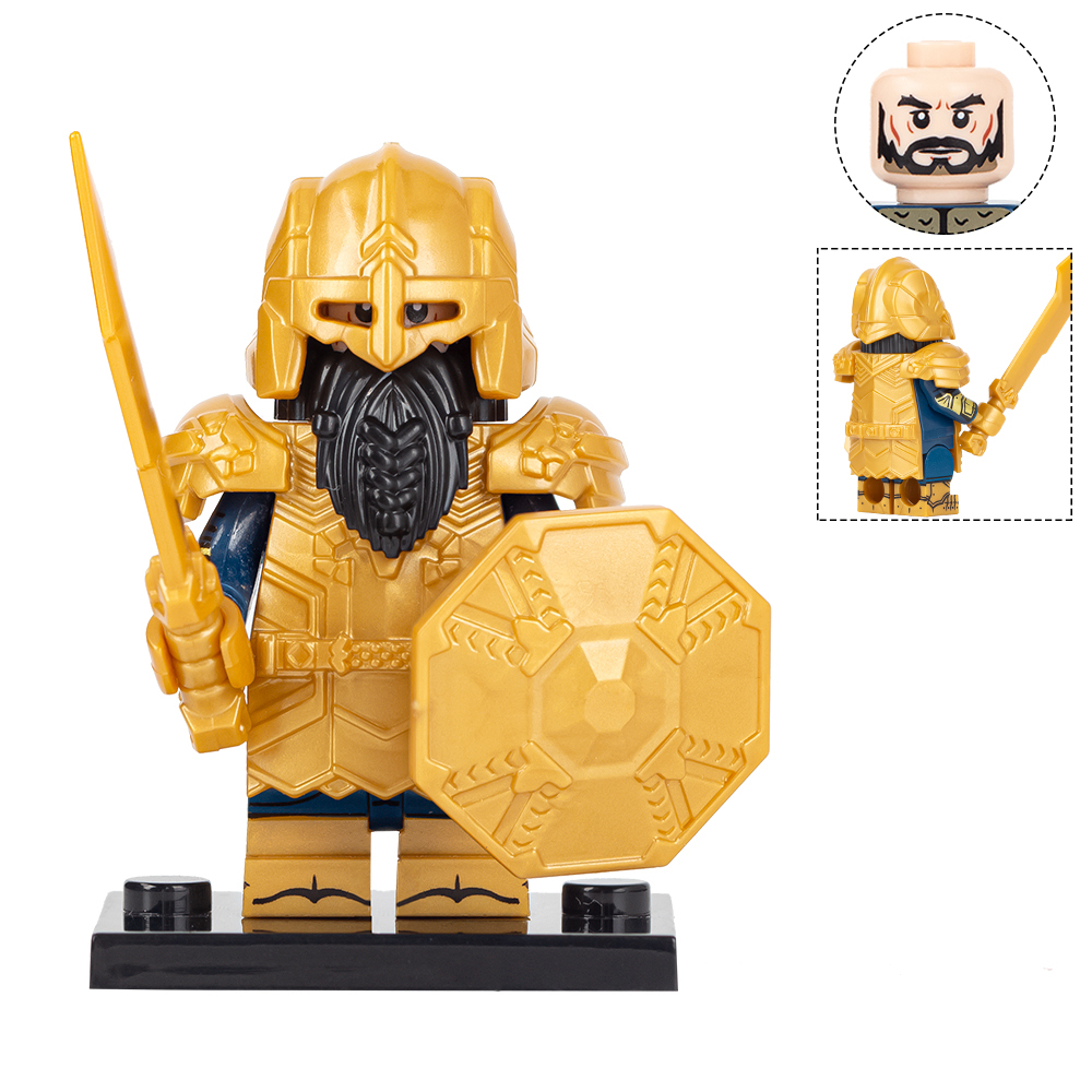 11pcs The Hobbit Dwarf Warriors King Thorin The Erebor Royal Guard ...
