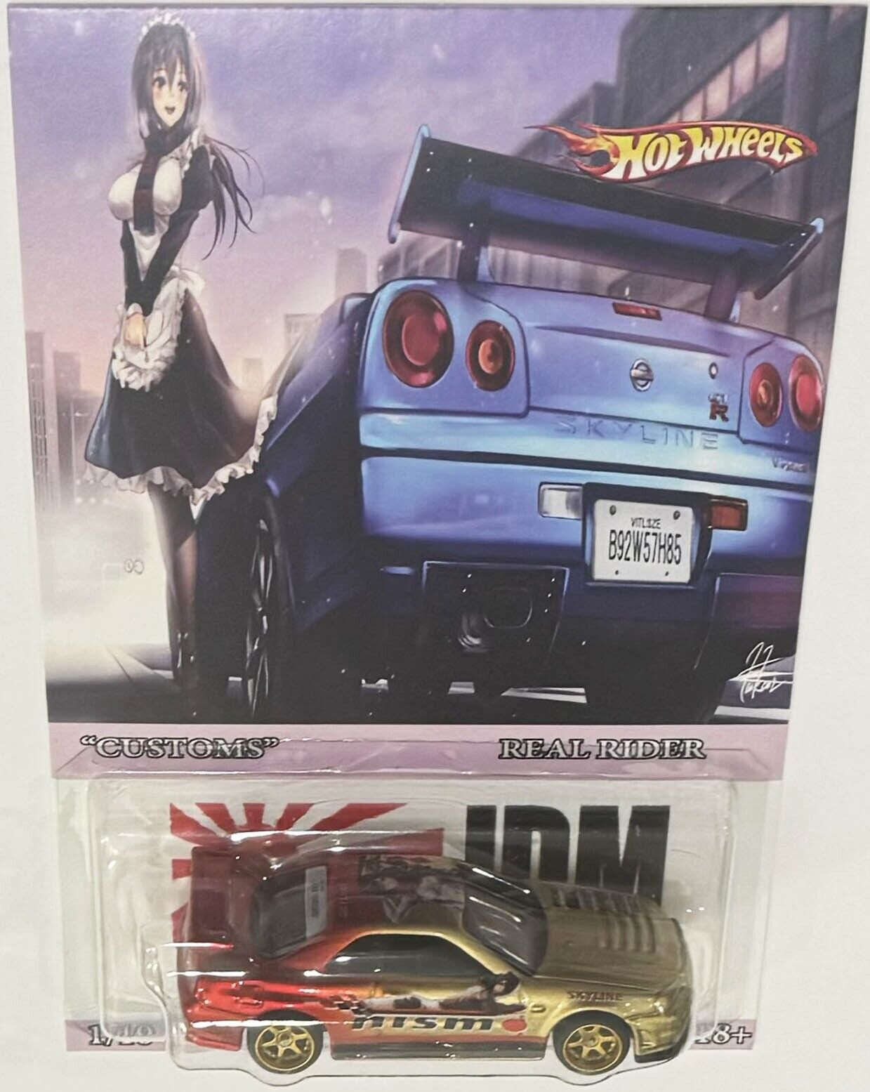 NISSAN SKYLINE GT-R BNR34 Custom Hot Wheels JDM NISMO Racing Series w ...