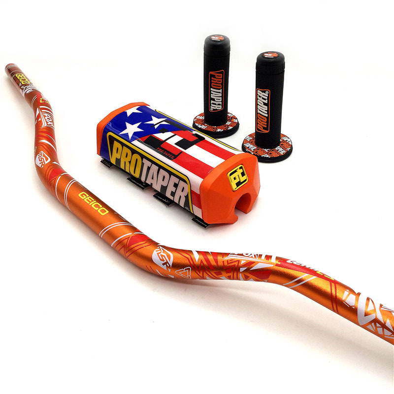 Handlebar Pads Handle Grips 1-1/8" GEICO Pack Dirt Bike Motocross Fat ...