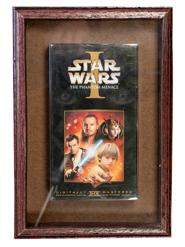 Custom Star Wars Episode 1 VHS Shadow Box Oak | Basic | Home Theater ...