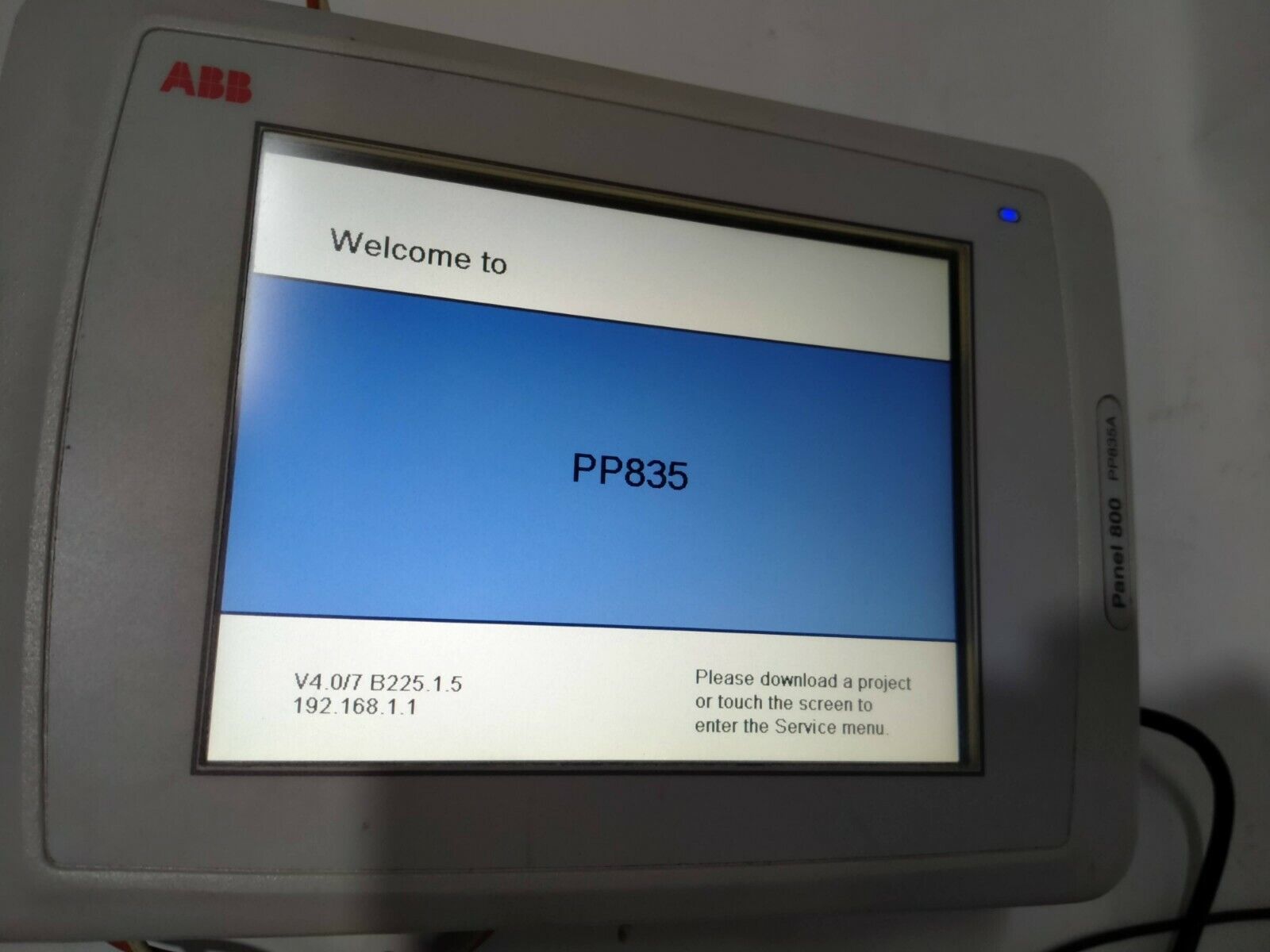 ABB Panel 800 PP835A 3BSE042234R2 PR: A HW: and similar items