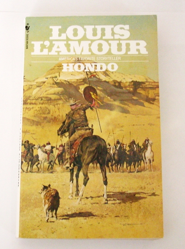 Louis L'Amour-Robert McGinnis HONDO Western 1997 Bantam Reissue ...