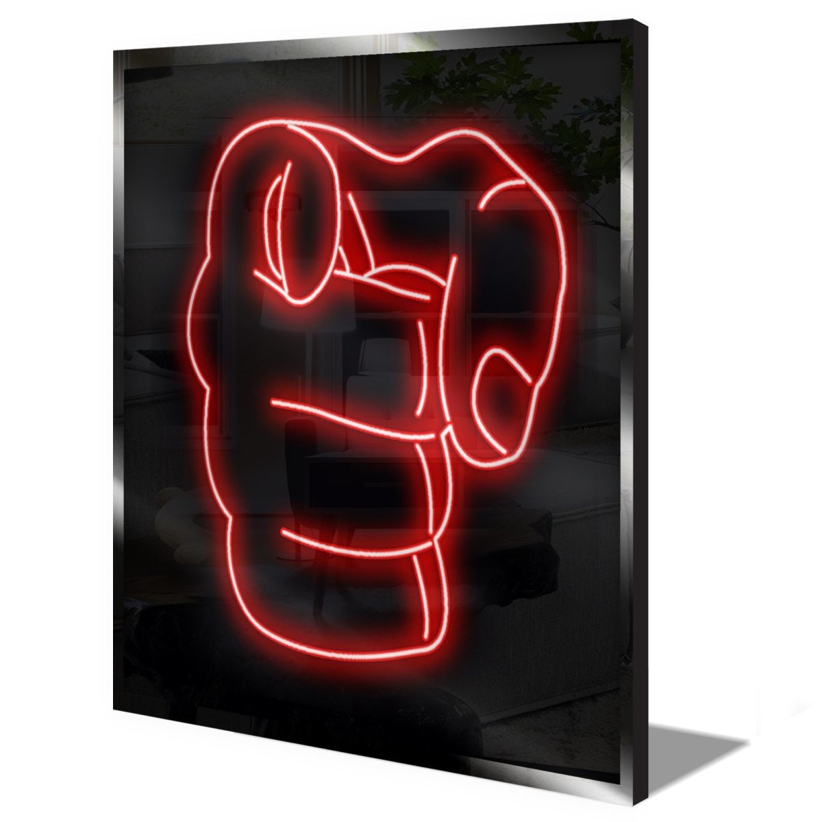 Led Neon Sign, 600mm X 500mm - Pointing and similar items