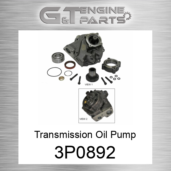 3P0892 TRANSMISSION OIL PUMP (3P0891,0r7837) fits CATERPILLAR (NEW ...