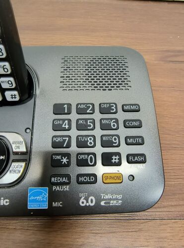 Panasonic DECT 6.0 KX-TG6441 T Cordless answering machine w/ KX-TGA641 ...