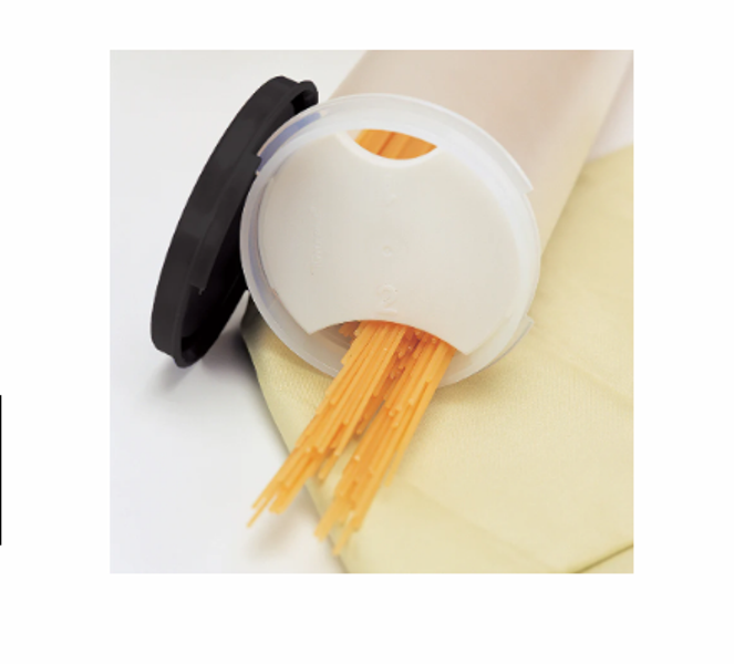Tupperware Modular Mate Round Spaghetti Dispenser With Black Seal White ...