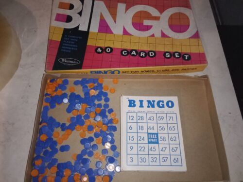Vintage 50 Card Bingo Complete Set 1968 and 20 similar items