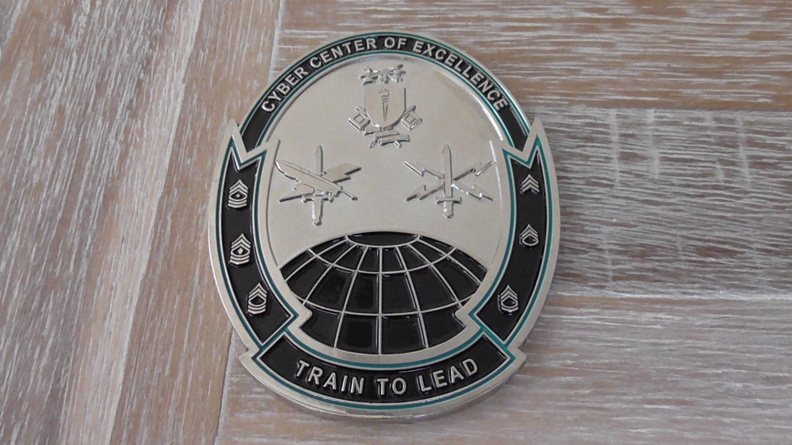 Huge US Army CCoE Cyber Center of Excellence NCO Academy Challenge Coin ...