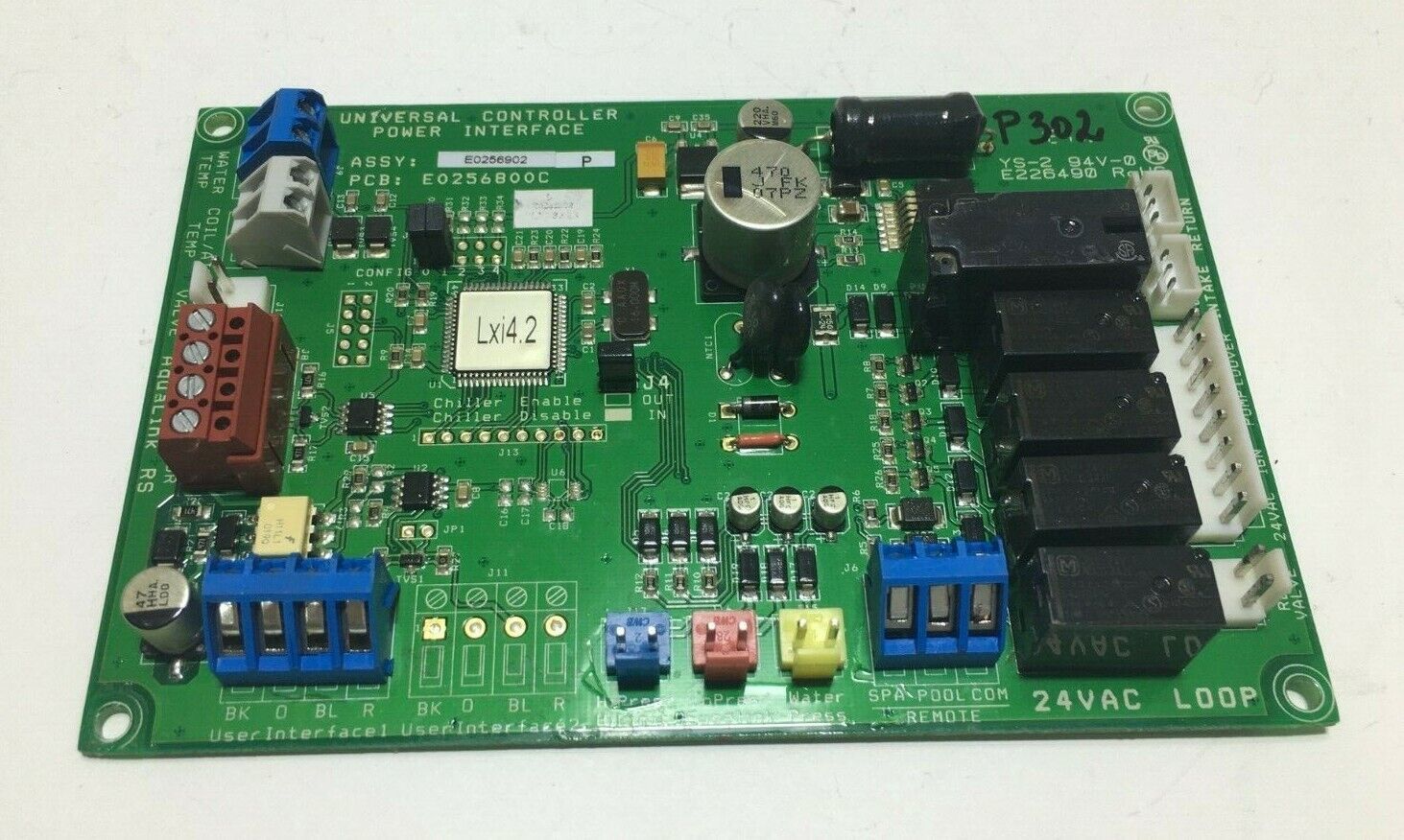 JANDY E0256902 P Universal Controller Power Interface E0256800C LXi4.2 #P302 - HVAC ...