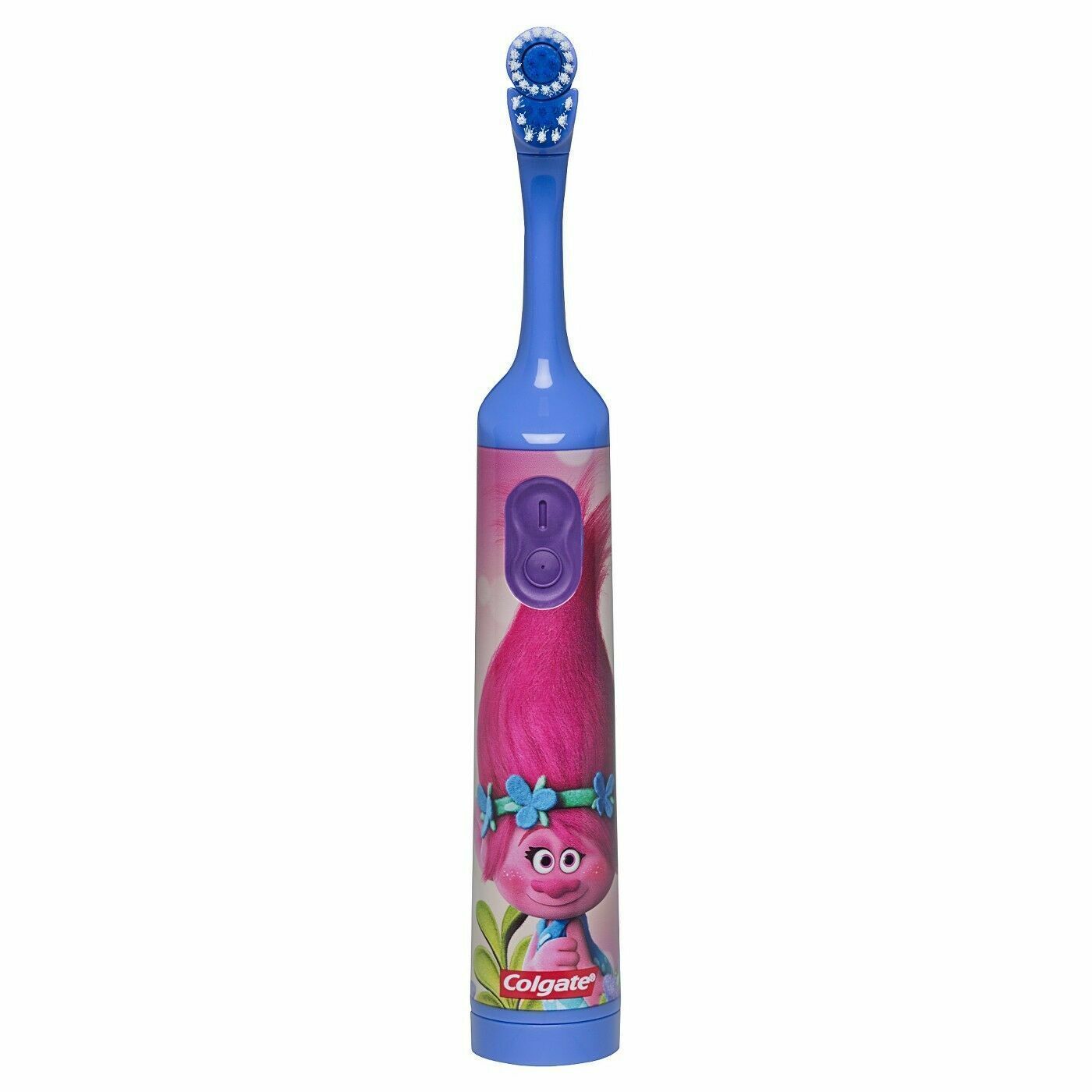 New Colgate Slim Handle Dreamworks Trolls Poppy Electric Powered ...