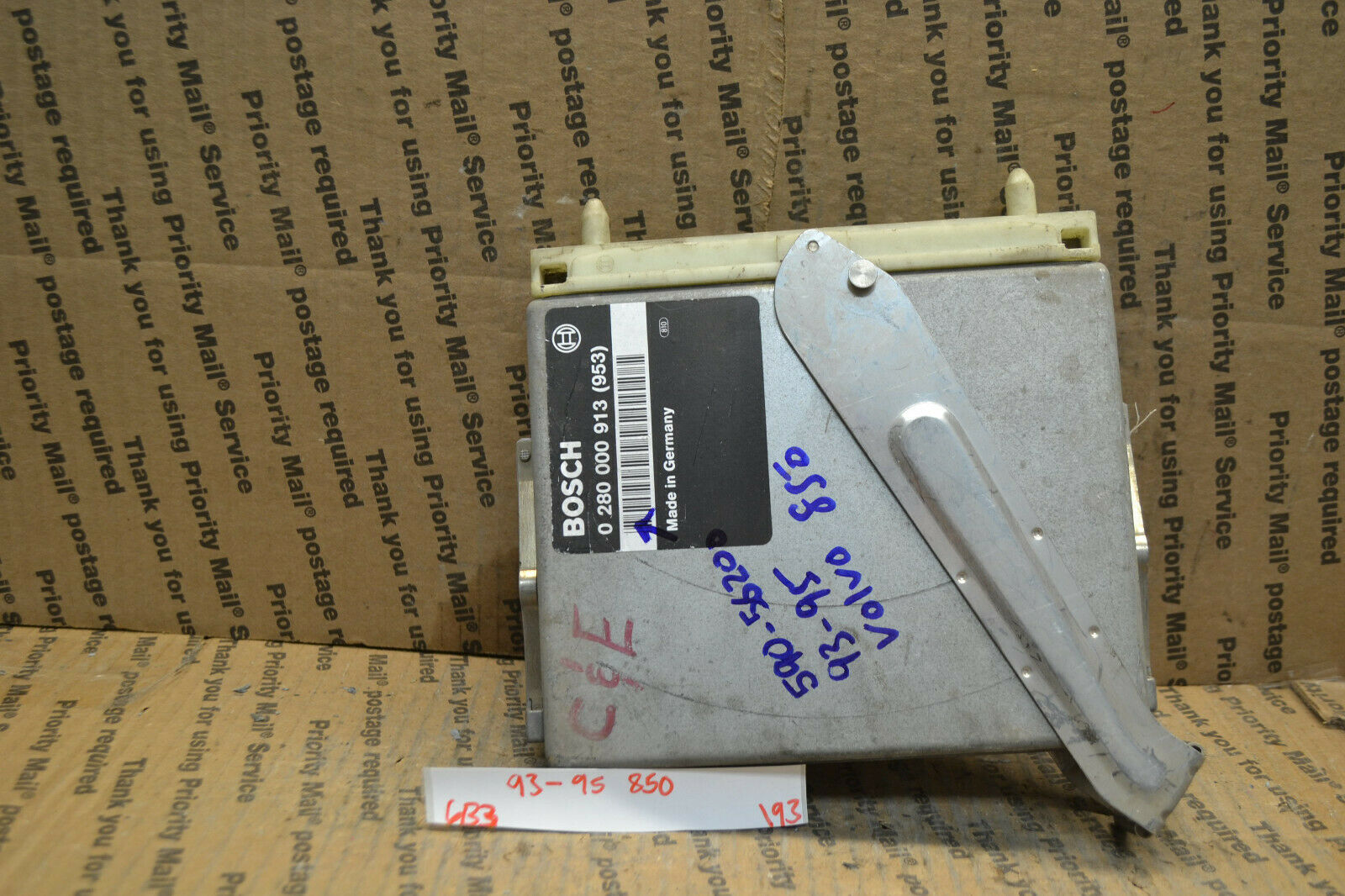 93-95 Volvo 850 Engine Control Unit ECU Module 0280000913 193-6b3 ...