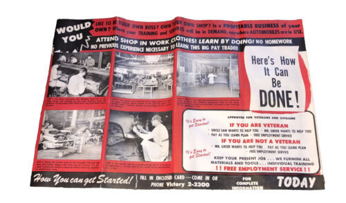 Greer Shop Training Chicago, IL Small Promo Poster 1950’s Showing ...