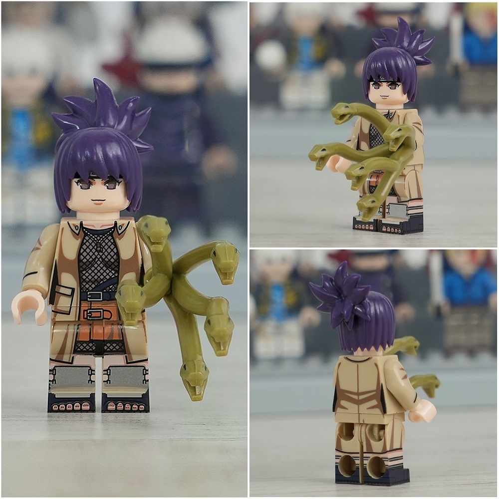 8pcs Naruto Series Mu Gengetsu Raikage Kaguya Kabuto Anko Minifigures ...