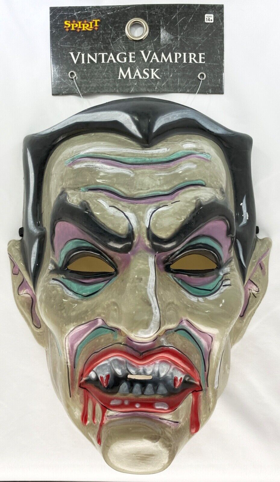 NEW Vintage VAMPIRE Half MASK Spirit Halloween Universal Monsters ...