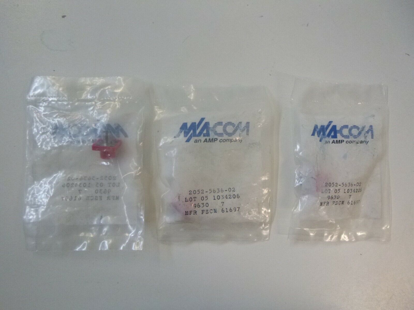 Macom AMP 2052-5636-02 RF Connector Coaxial Connector SMA Jack ...