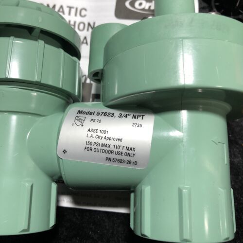 Orbit 3/4” Plastic NPT Automatic Anti-Siphon Zone Valve Only Model ...