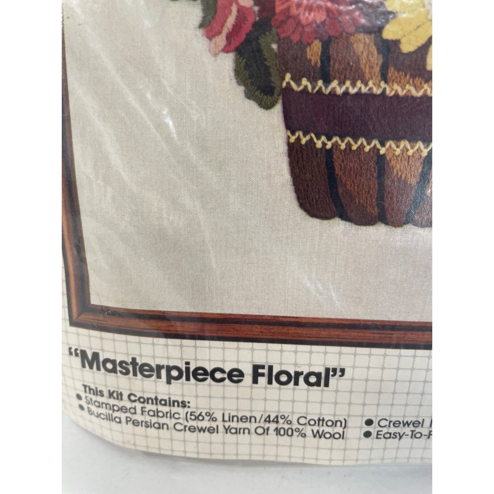Bucilla Crewel Masterpiece Floral Doris and 50 similar items