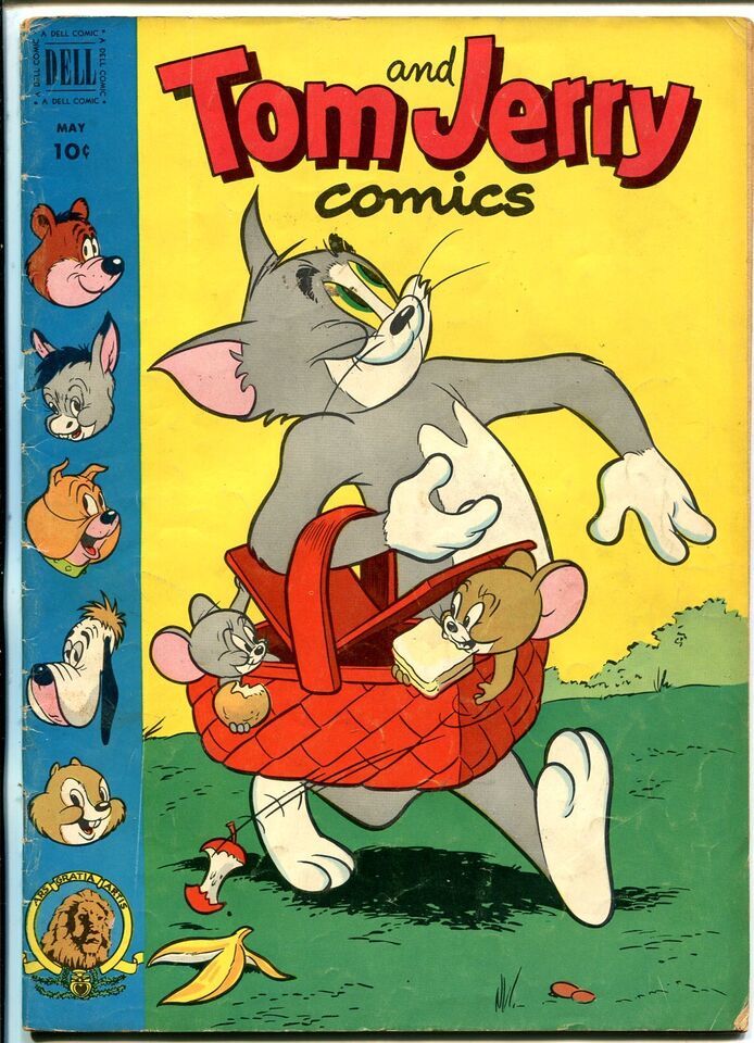 Tom & Jerry #94 1952-Dell-MGM Cartoons-Barney Bear-Benny Burro-Tuffy-VG ...