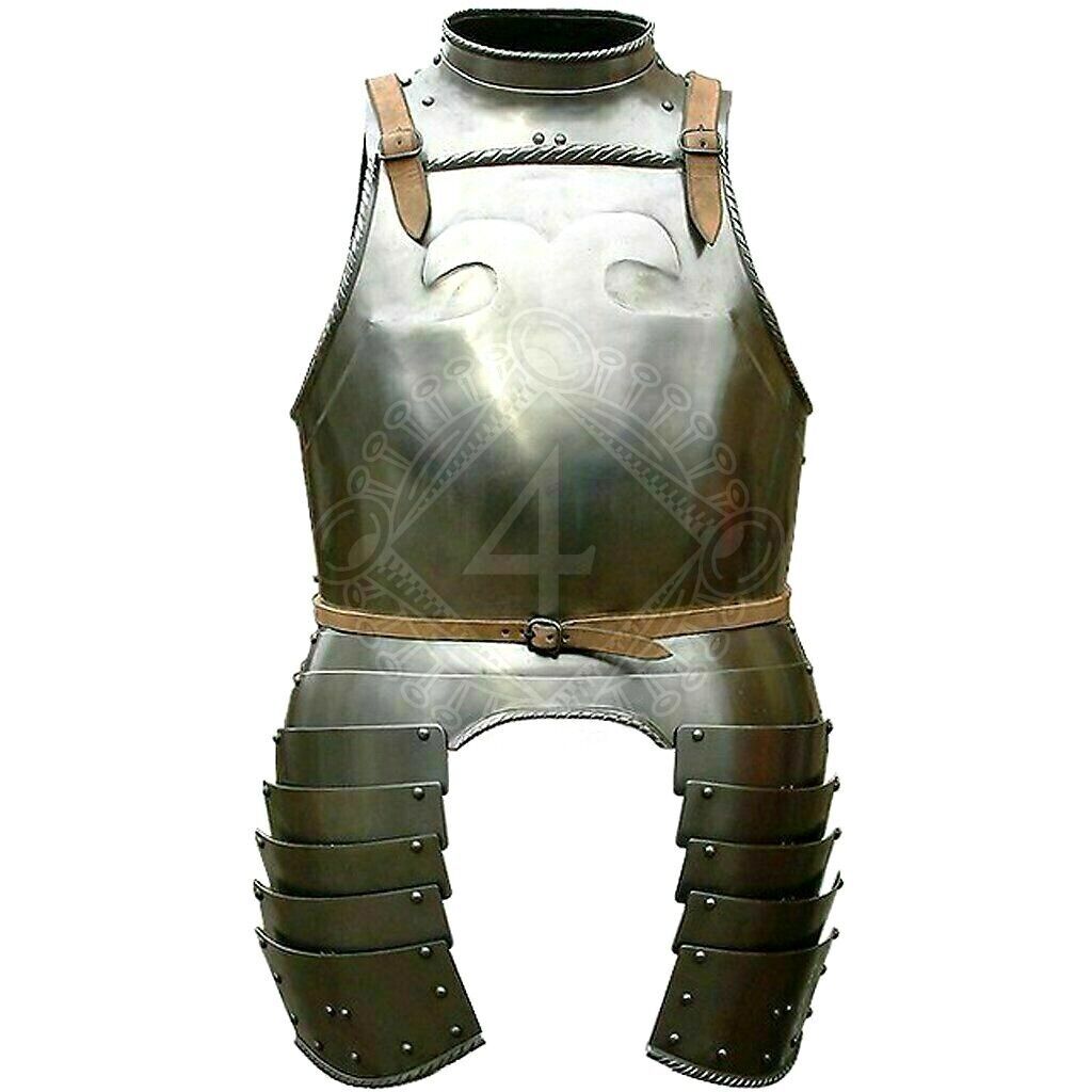 Medieval Medio Armor Usable Metal Macizo Mama Placa Caballero Pecho ...